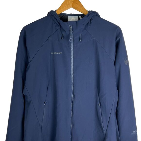Mammut | Jackets & Coats | Mammut Convey Tour Hs Womens Hooded Rain Windbreaker Logo Jacket Sz ...